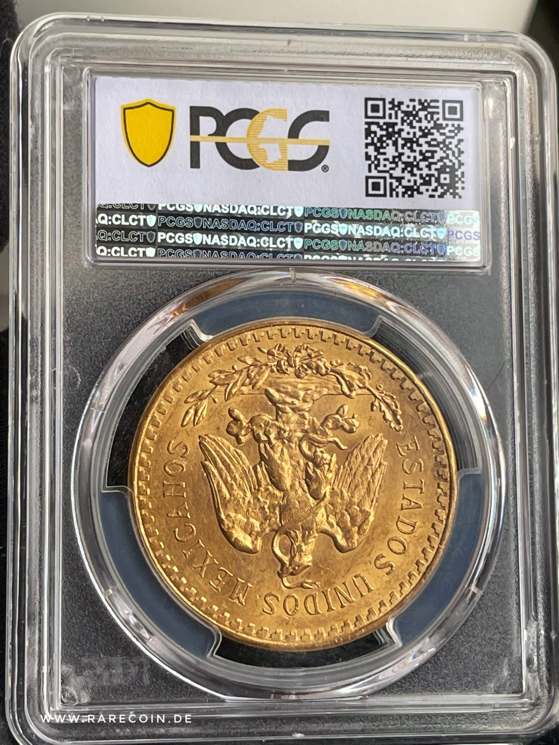 México Centenario 50 Pesos 1.2 oz 1945 PCGS MS63