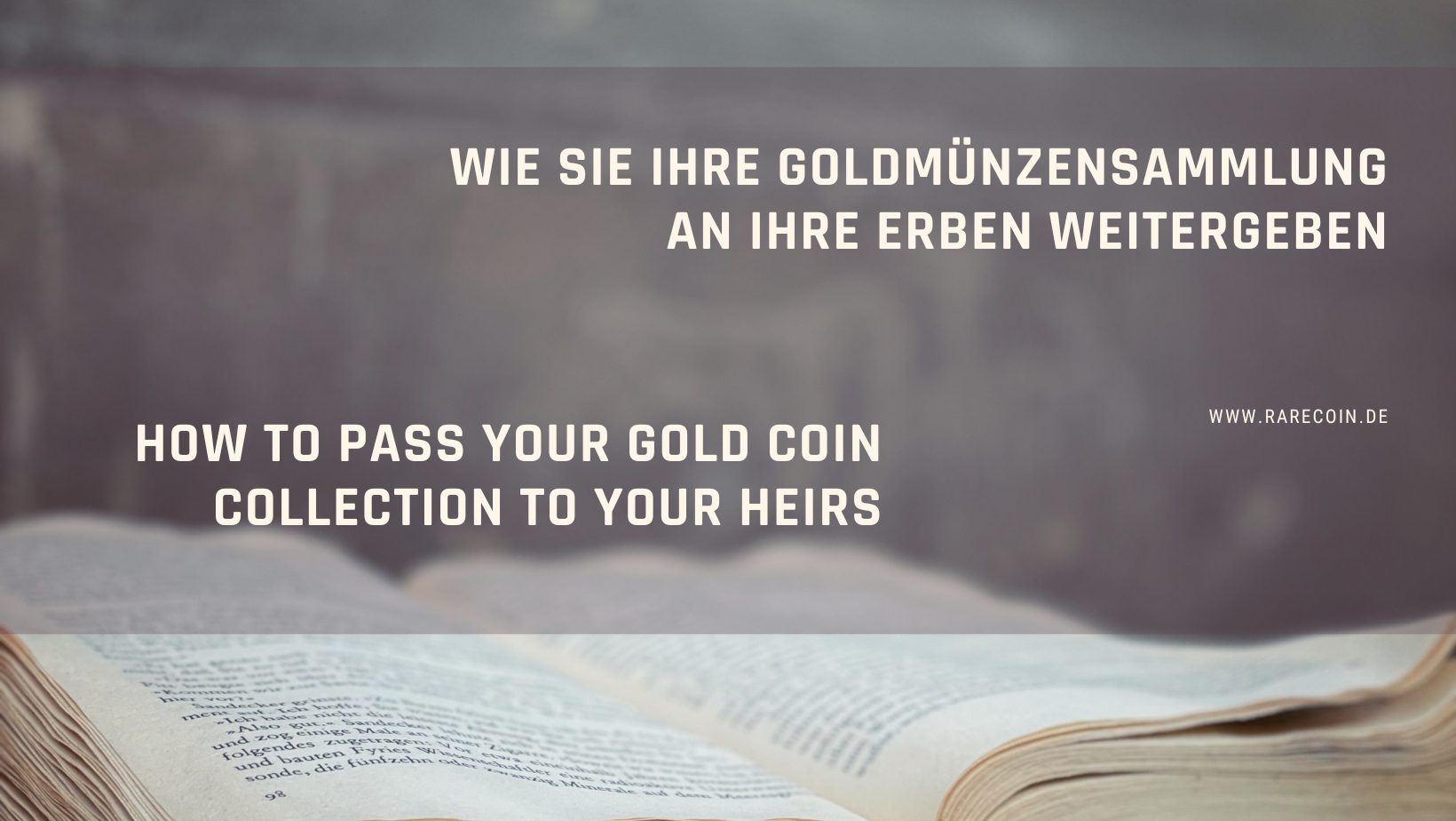How to pass on your gold coin collection to your heirs