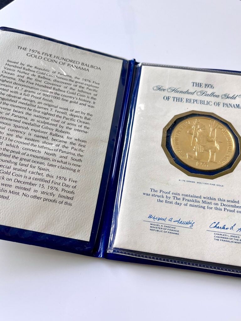 Panama – 500 Balboas – Naissance de Balboa – 1976