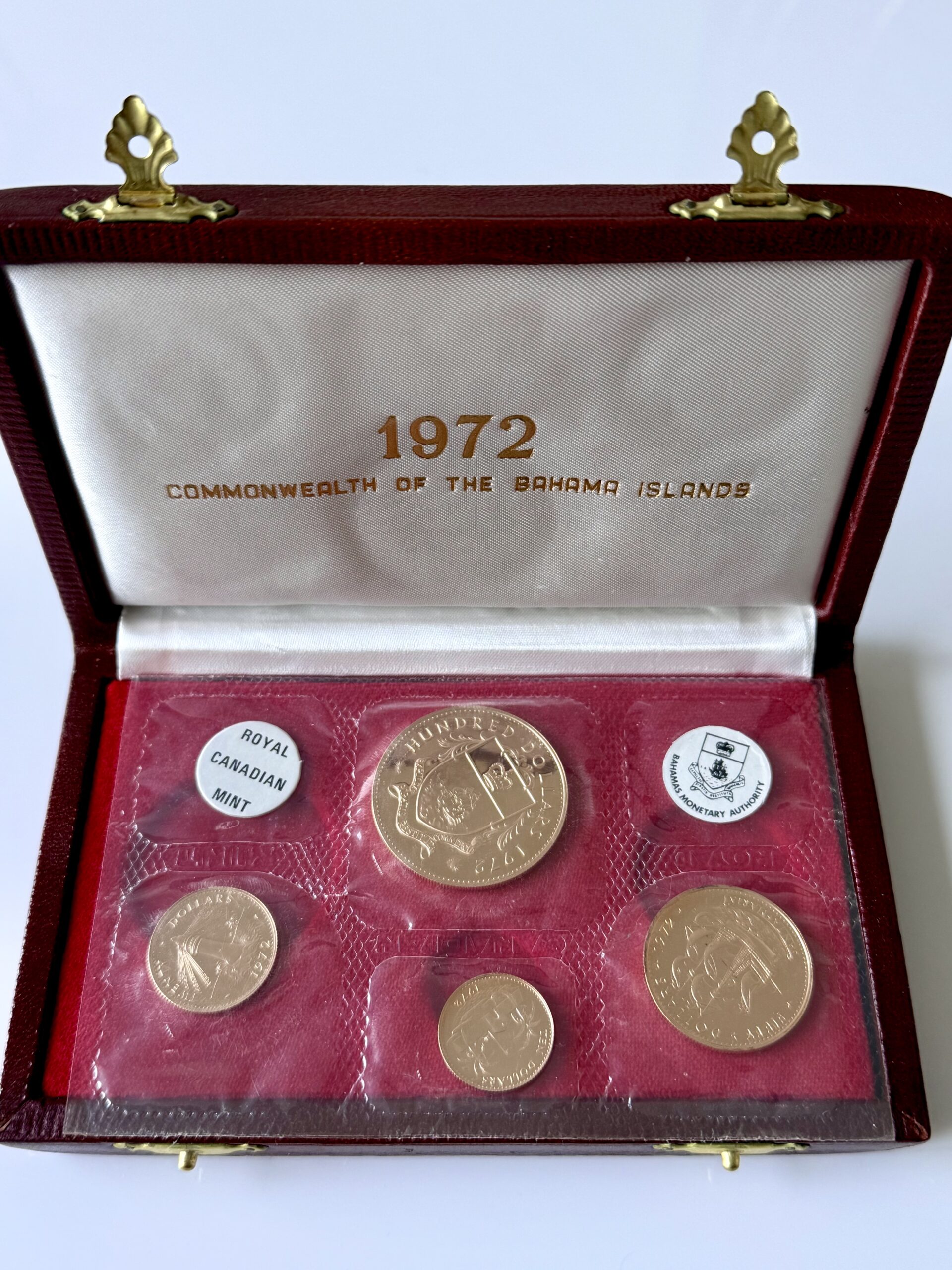 Bahamas 1972 Gold Proof Set – 4 gold coins – limited edition