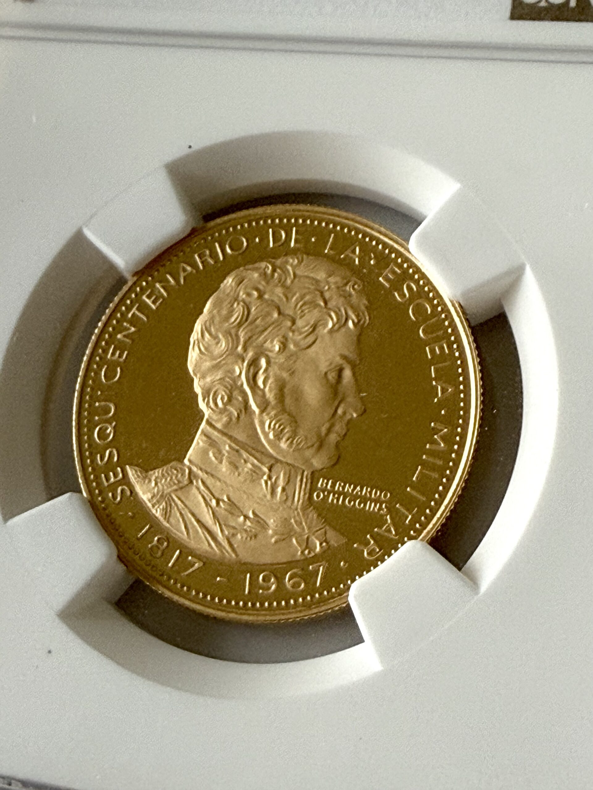 Chile - 1968 - 3 Gold Coins Proof Set