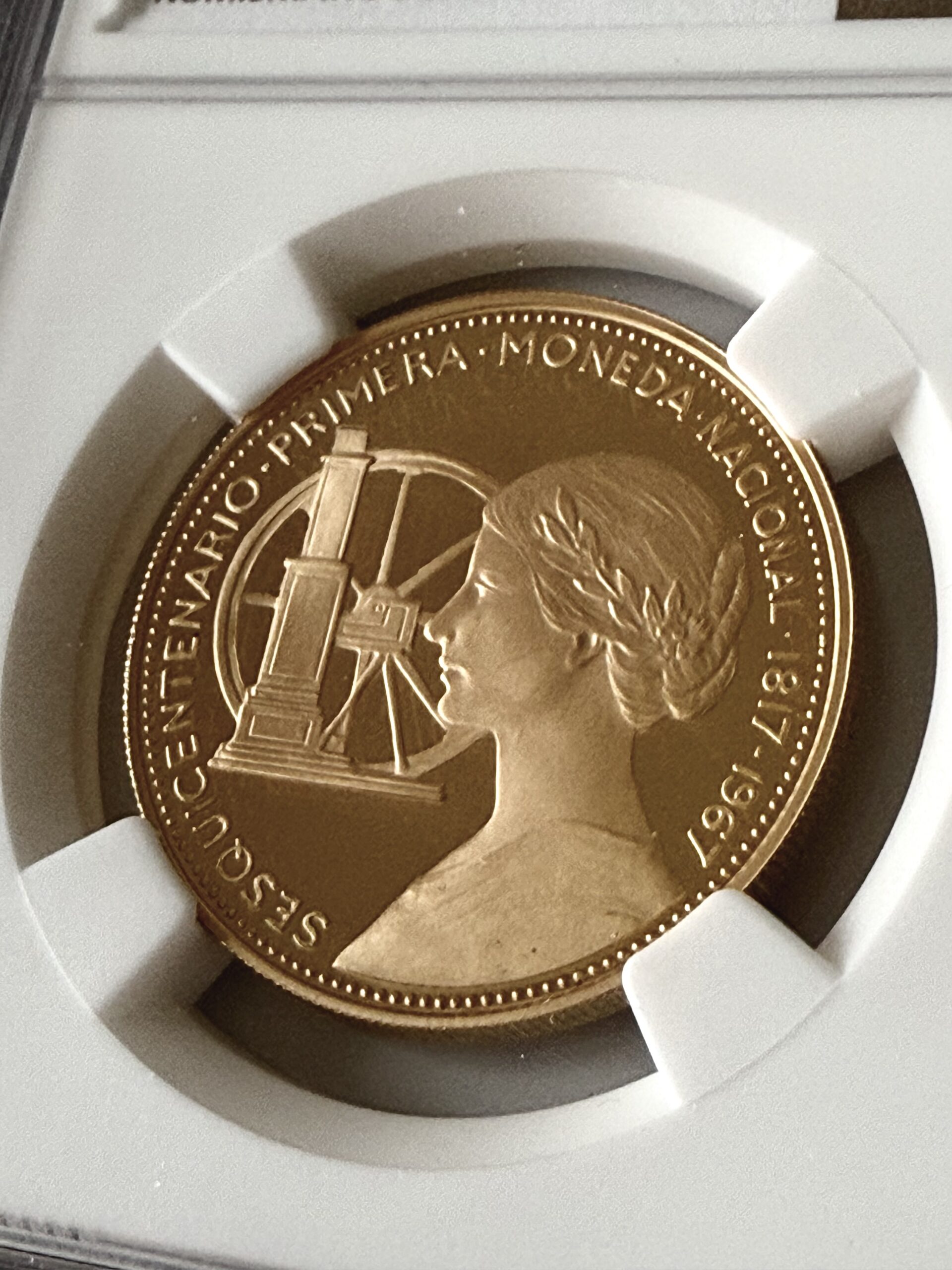 Chile - 1968 - 3 Goldmünzen Proof Set