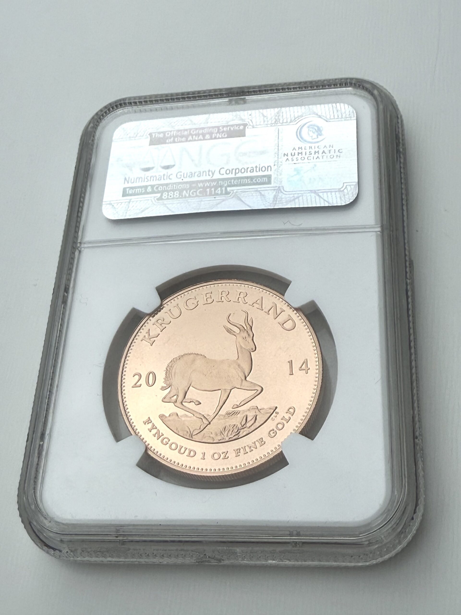 Krugerrand 2014 1 oz Gold Proof PF70 UCAM – Rarity