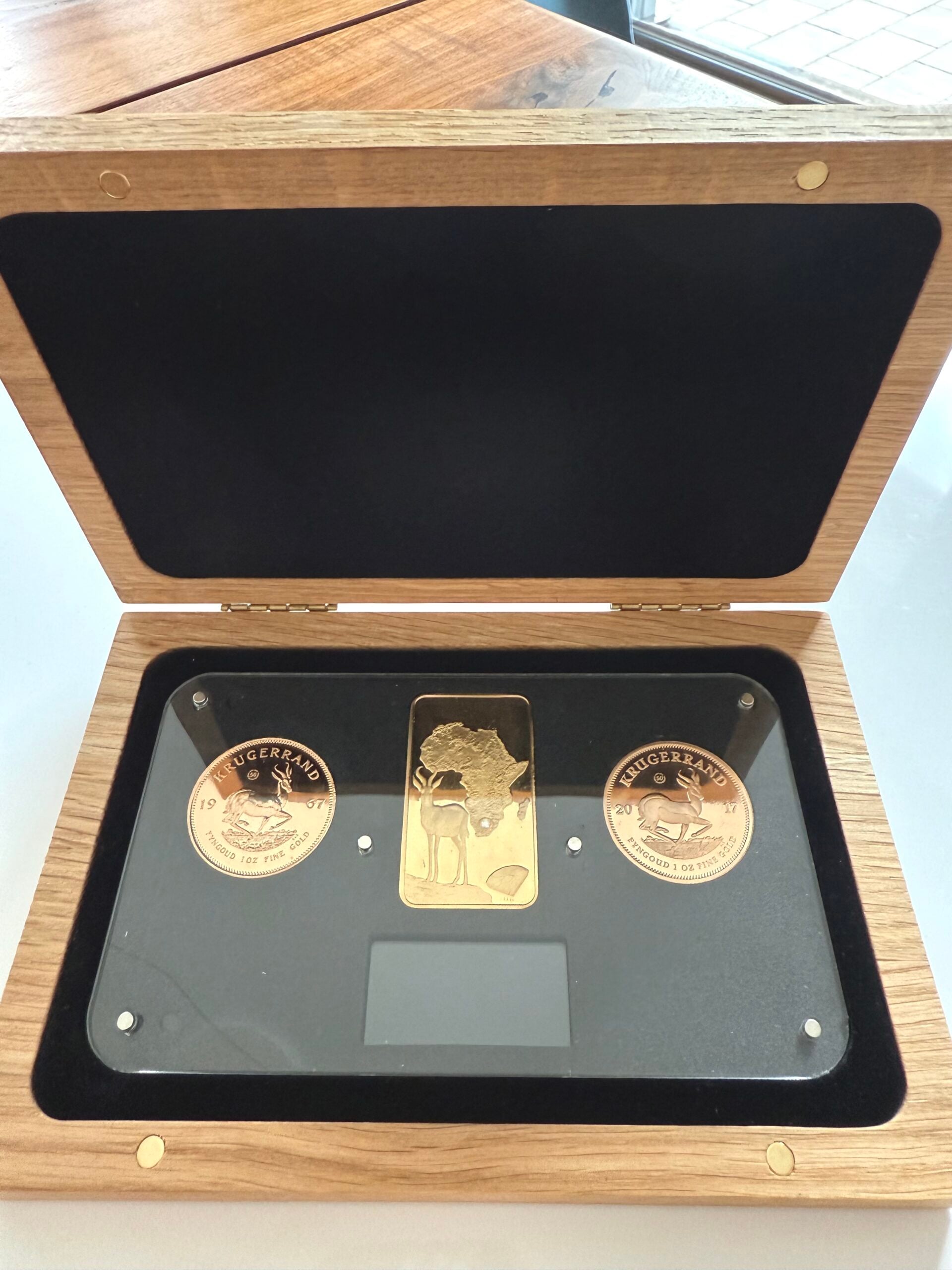 Krugerrand 2017 & 1967 Vintage Set – 2 × 1 oz Gold